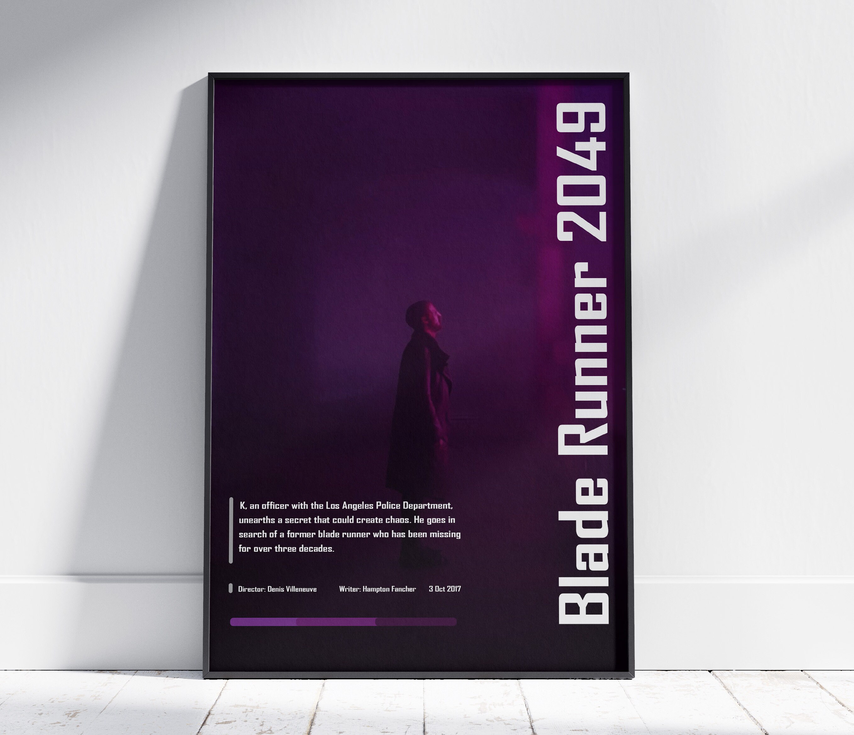 Blade Runner 2049 Movie Poster, Modern Movie Poster Print, Blade Runner ...