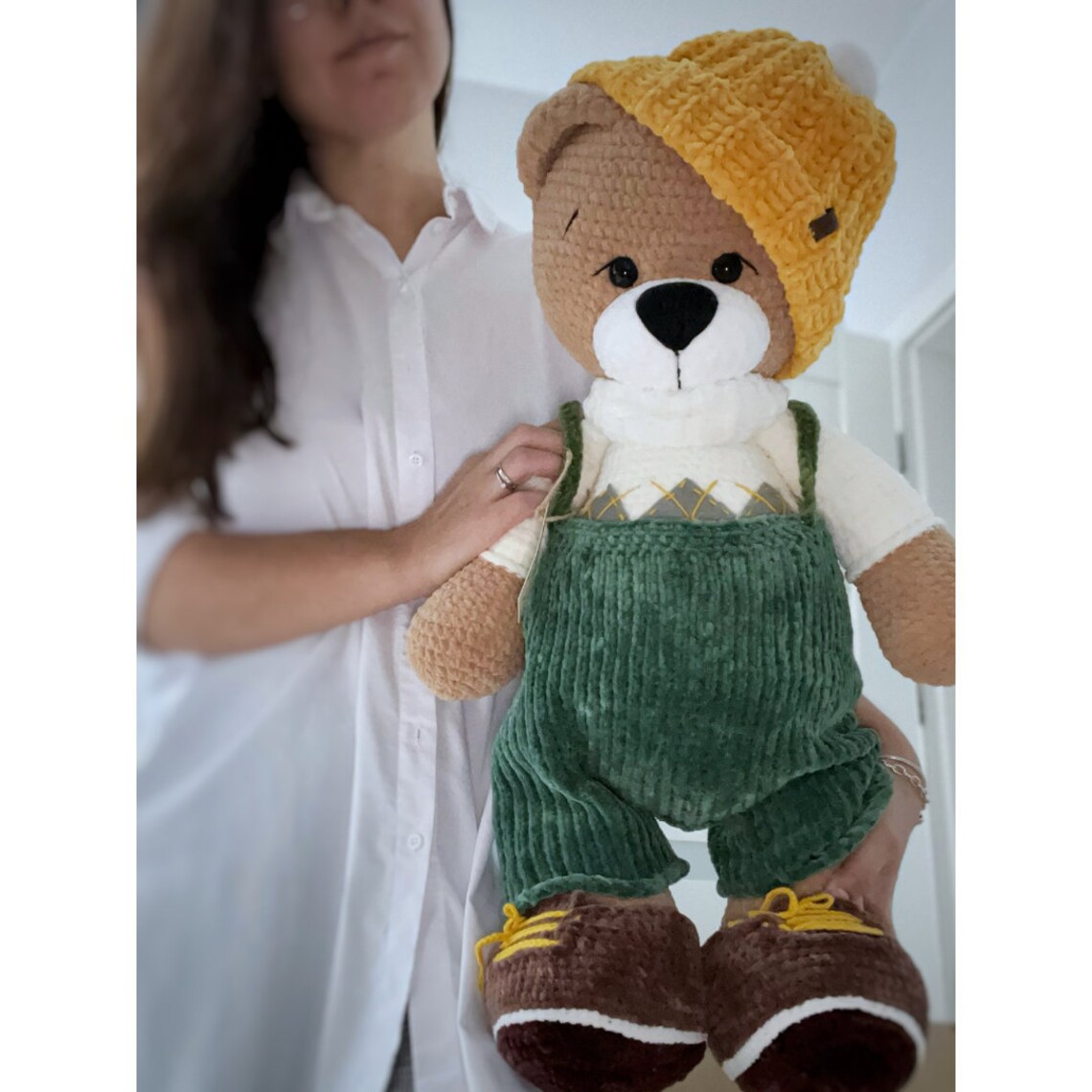 Giant Teddy Bear for Baby, Cuddly Toy for Newborn, Cute Welcome Baby ...