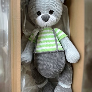 Crochet Big Bear Pattern Pdf/crochet Pattern in English, Teddy Bear ...