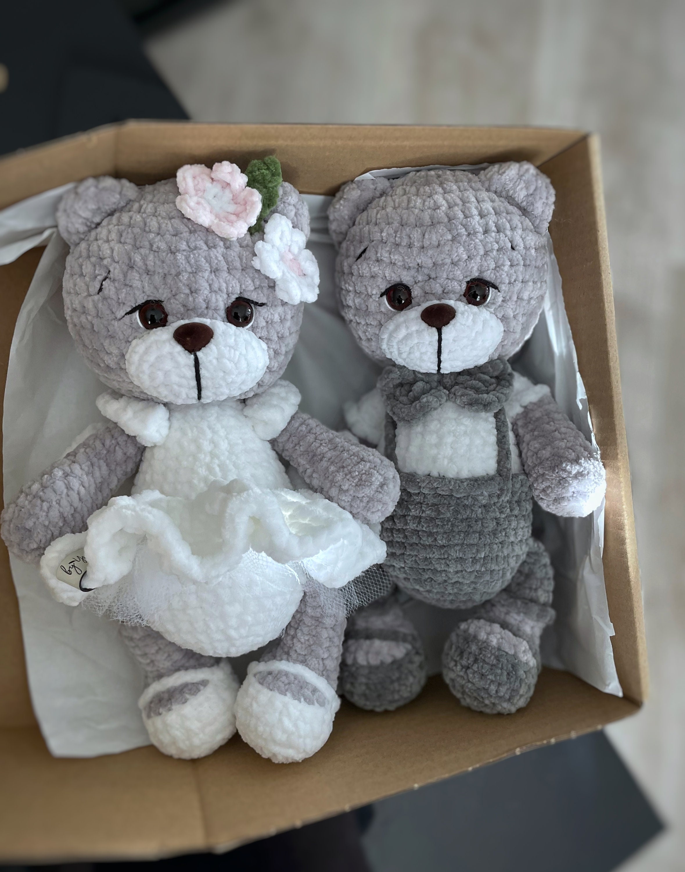 Wedding Bears, Crochet Wedding Couple Wedding Gift, Teddy Bears ...