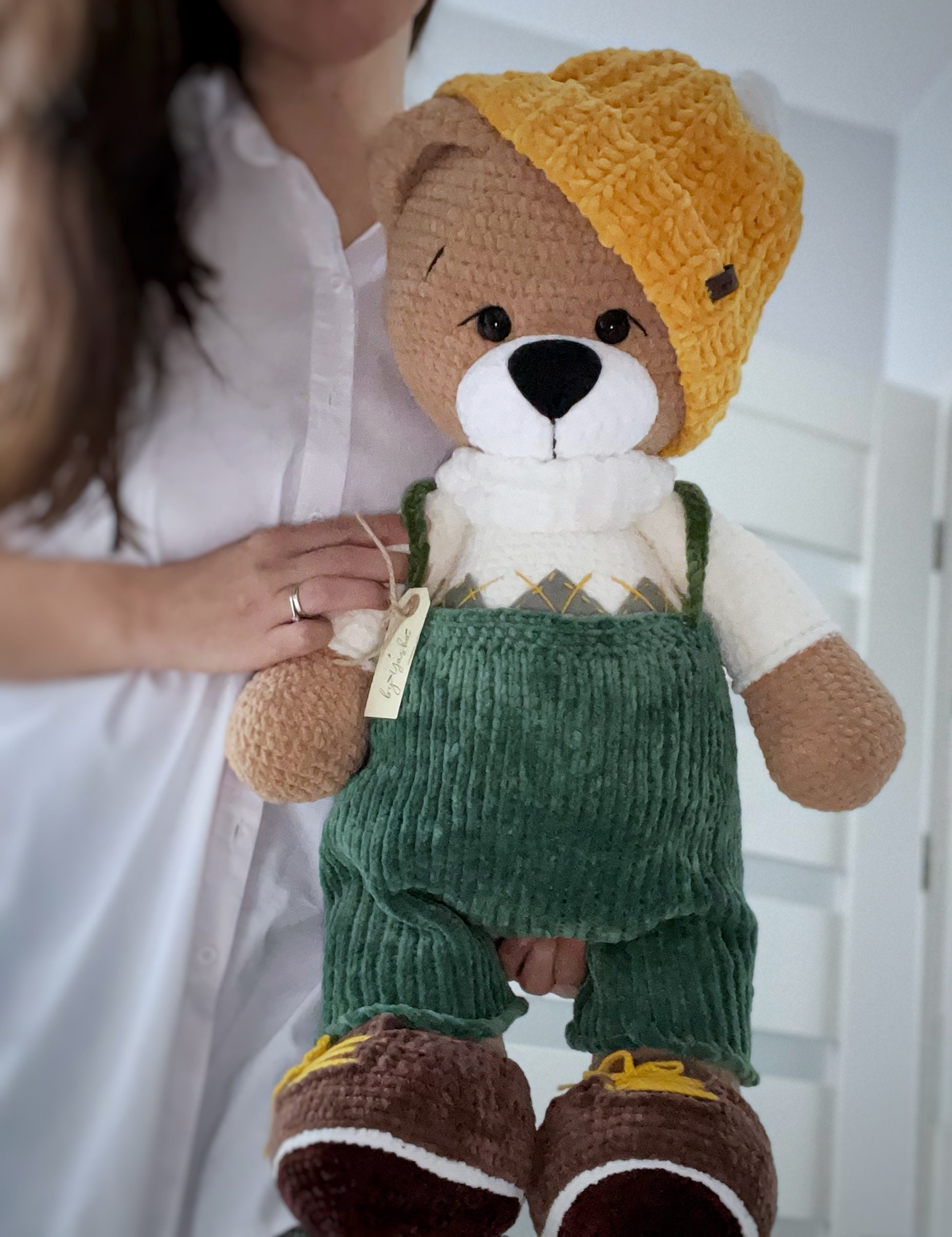 Giant Teddy Bear for Baby, Cuddly Toy for Newborn, Cute Welcome Baby ...