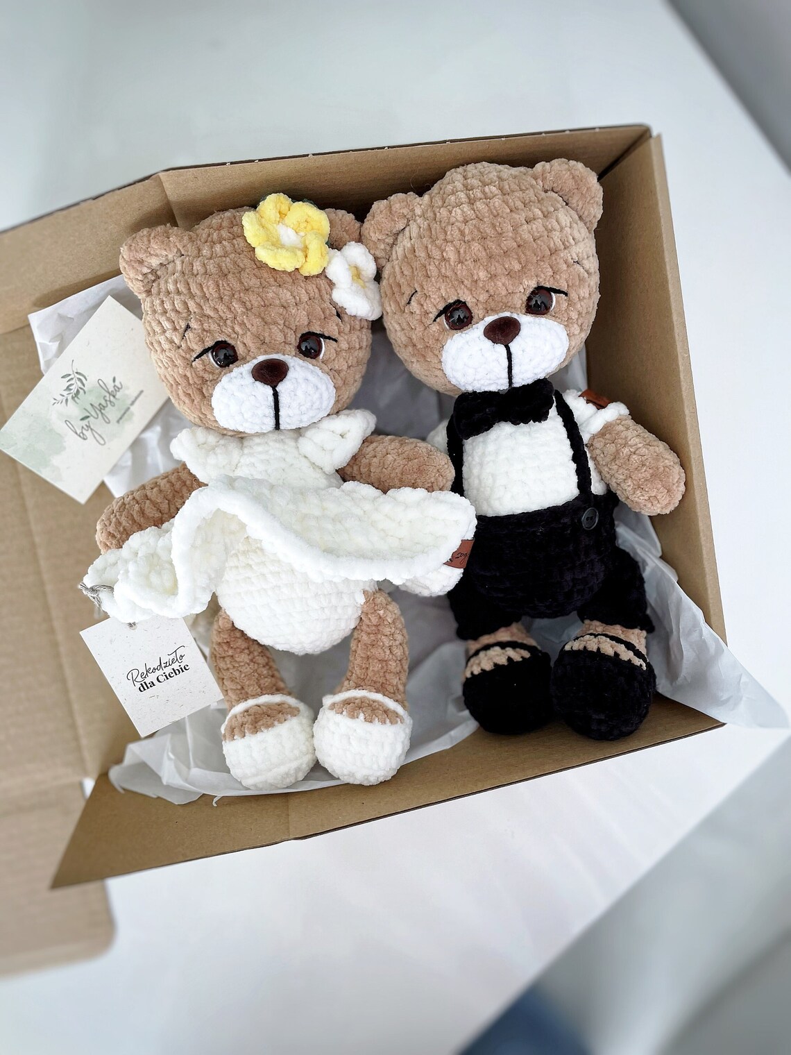 Wedding Bears, Crochet Wedding Couple Wedding Gift, Teddy Bears ...