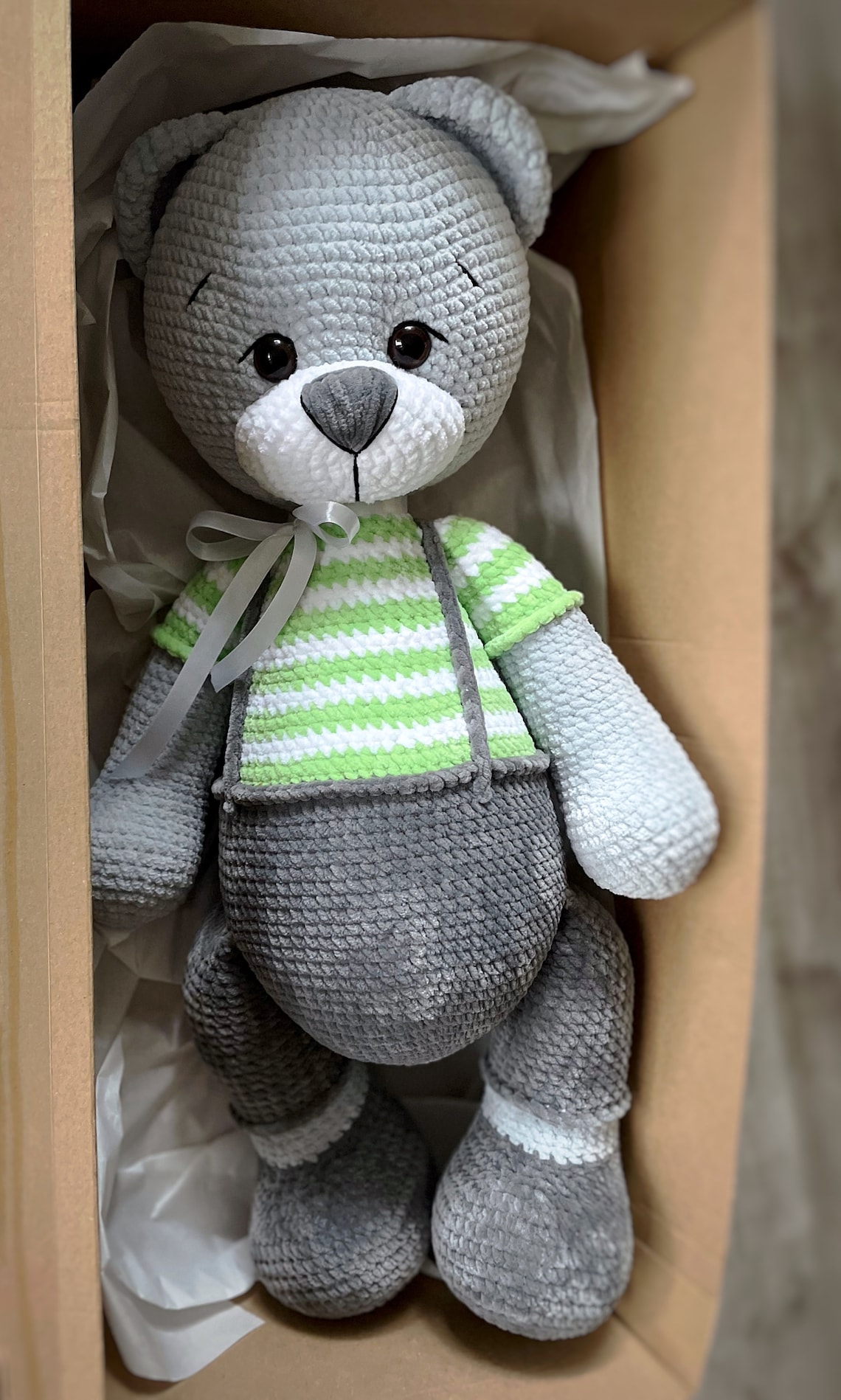 Crochet Big Bear Pattern Pdf/crochet Pattern in English, Teddy Bear Tutorial, Big Bear Pattern ...