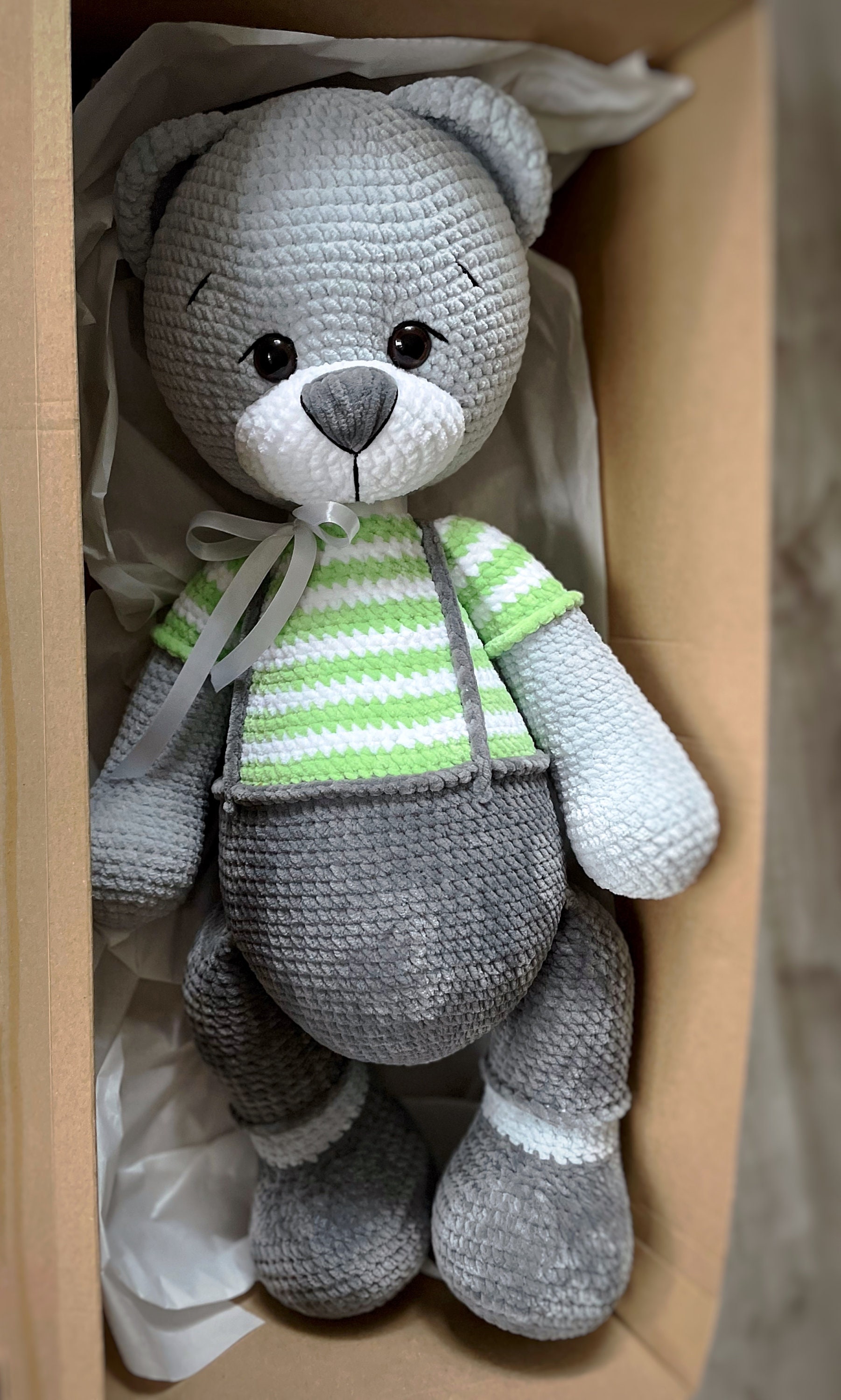 Crochet Big Bear Pattern Pdf/crochet Pattern in English, Teddy Bear ...