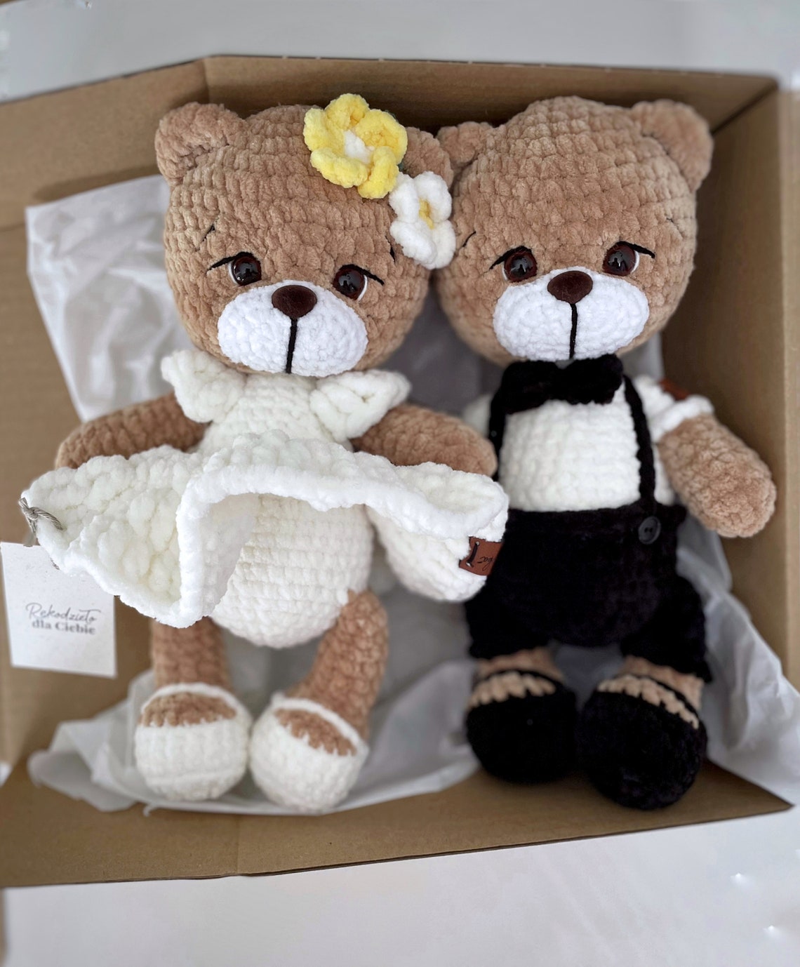 Wedding Bears, Crochet Wedding Couple Wedding Gift, Teddy Bears ...