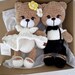Wedding Bears, Crochet Wedding Couple Wedding Gift, Teddy Bears ...