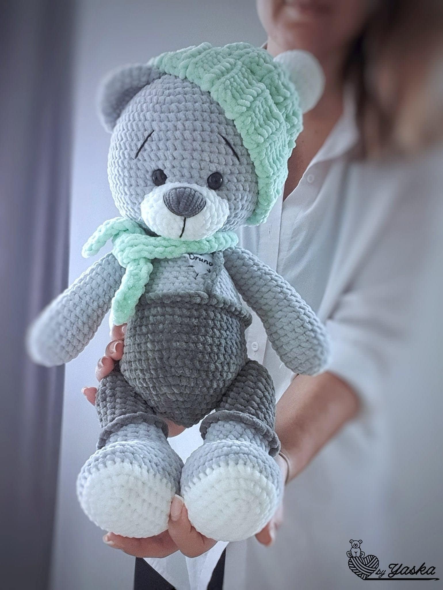 Plush Teddy Bear for Boy, Cuddly Toy for Newborn, Cute Welcome Baby ...