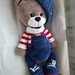 Plush Teddy Bear for Boy Cuddly Toy for Newborn Cute Welcome - Etsy