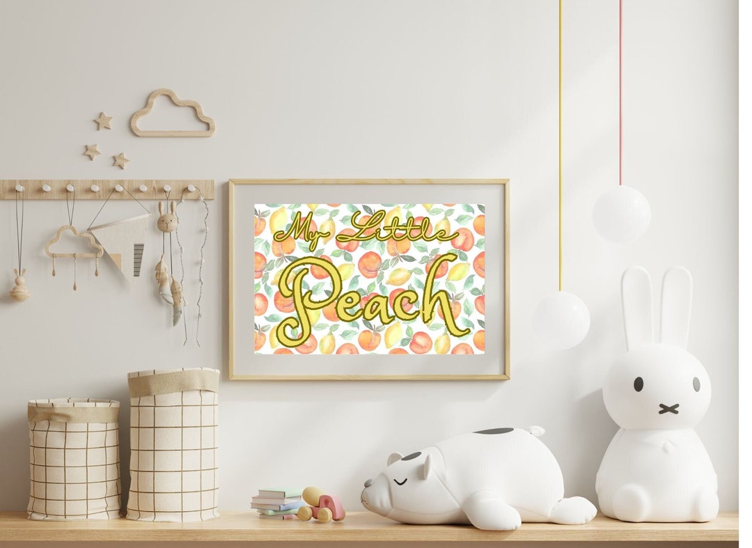 My Little Peach Printable, My Little Peach Png, My Little Peach Sign ...
