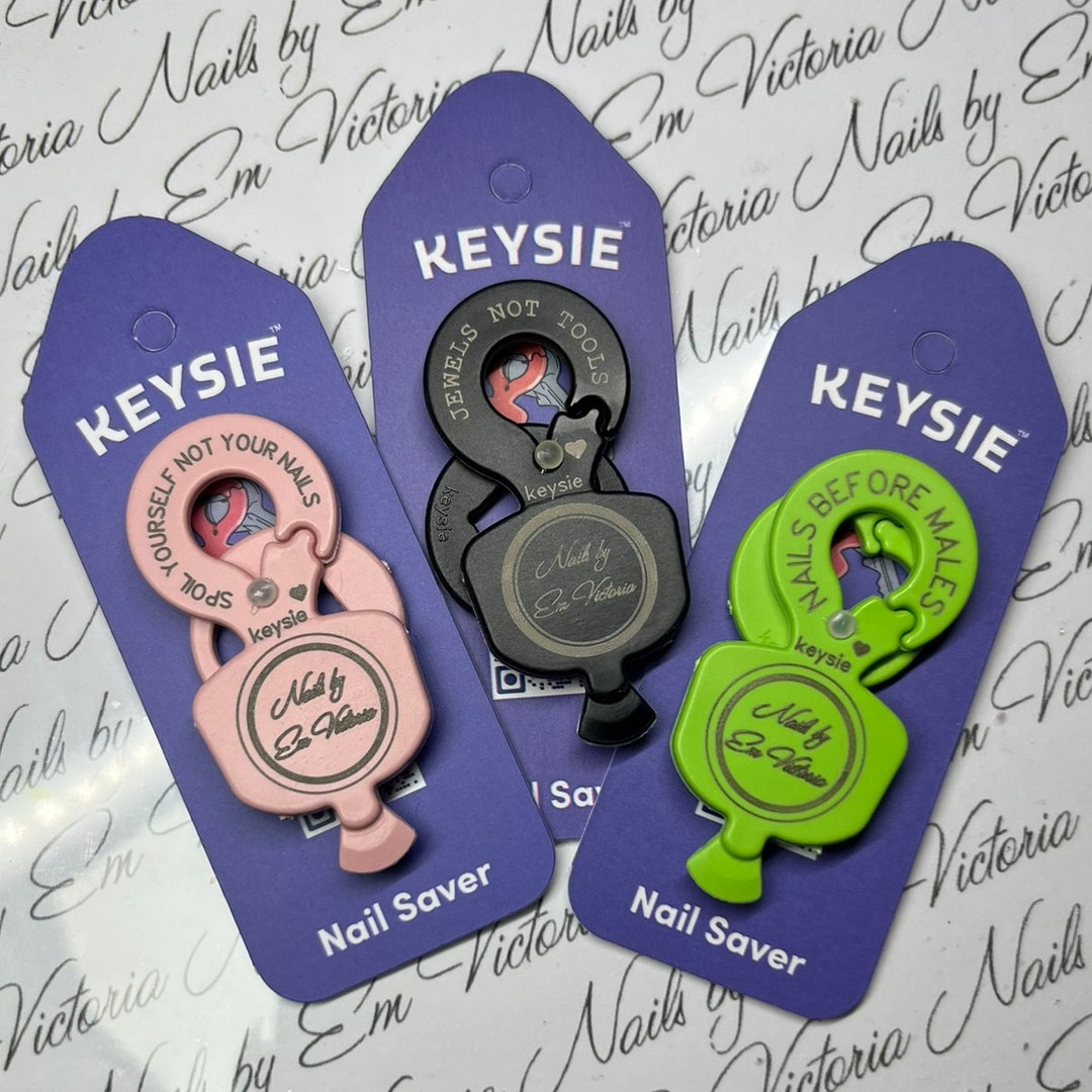 Keysie - Nail Saver - Perfect Gift for Press on Nail Wearers - 4 Styles ...