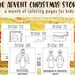 24 Printable Advent Coloring Sheets / Countdown to Christmas for Kids ...