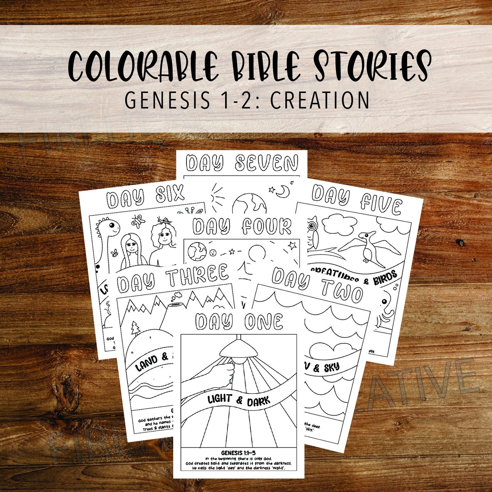 Printable Bible Story Coloring Sheets / Learning Pages for Toddlers ...
