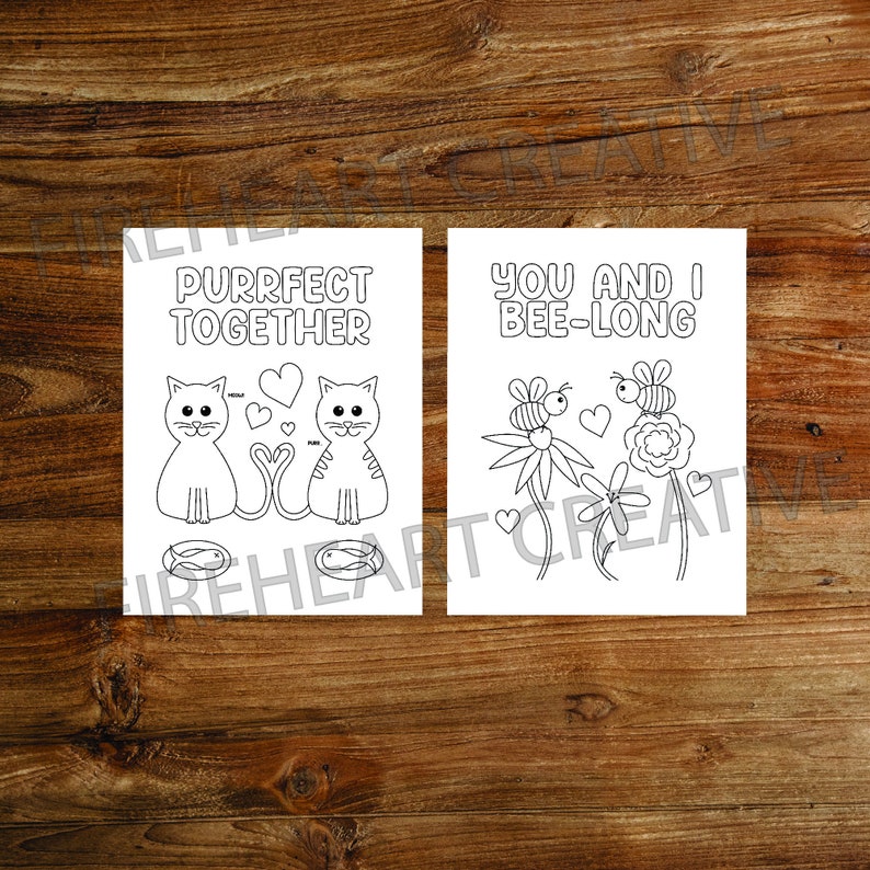 5 Printable Valentine's Day Coloring Pages / Valentine's Coloring ...