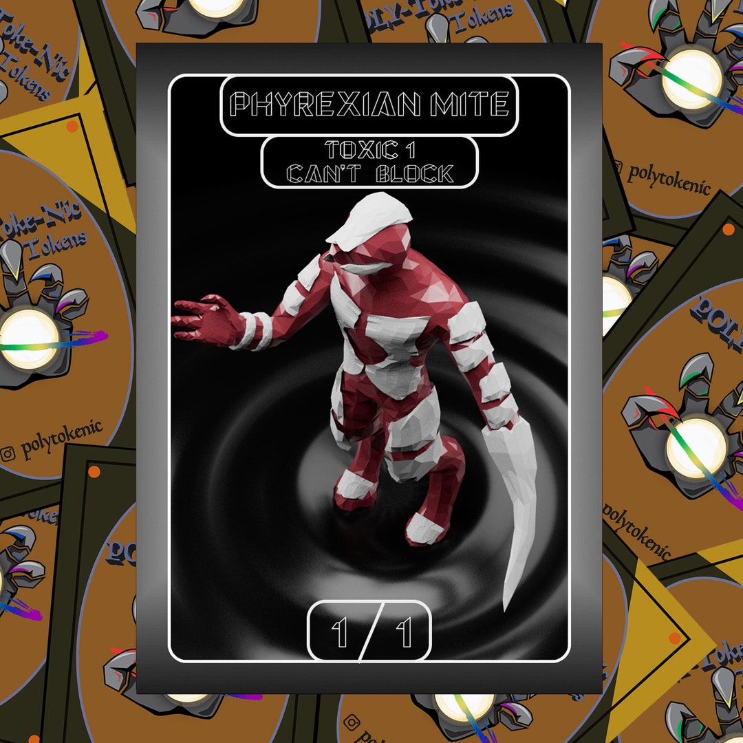 5x Phyrexian Mite Tokens, Magic the Gathering - Etsy