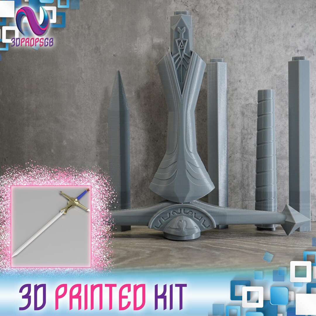 The Legend of Zelda: Zelda Sword - 3D Printed Kit - Etsy