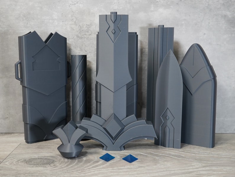 The Legend of Zelda Skyward Sword: Goddess White Sword - 3D Printed Kit ...