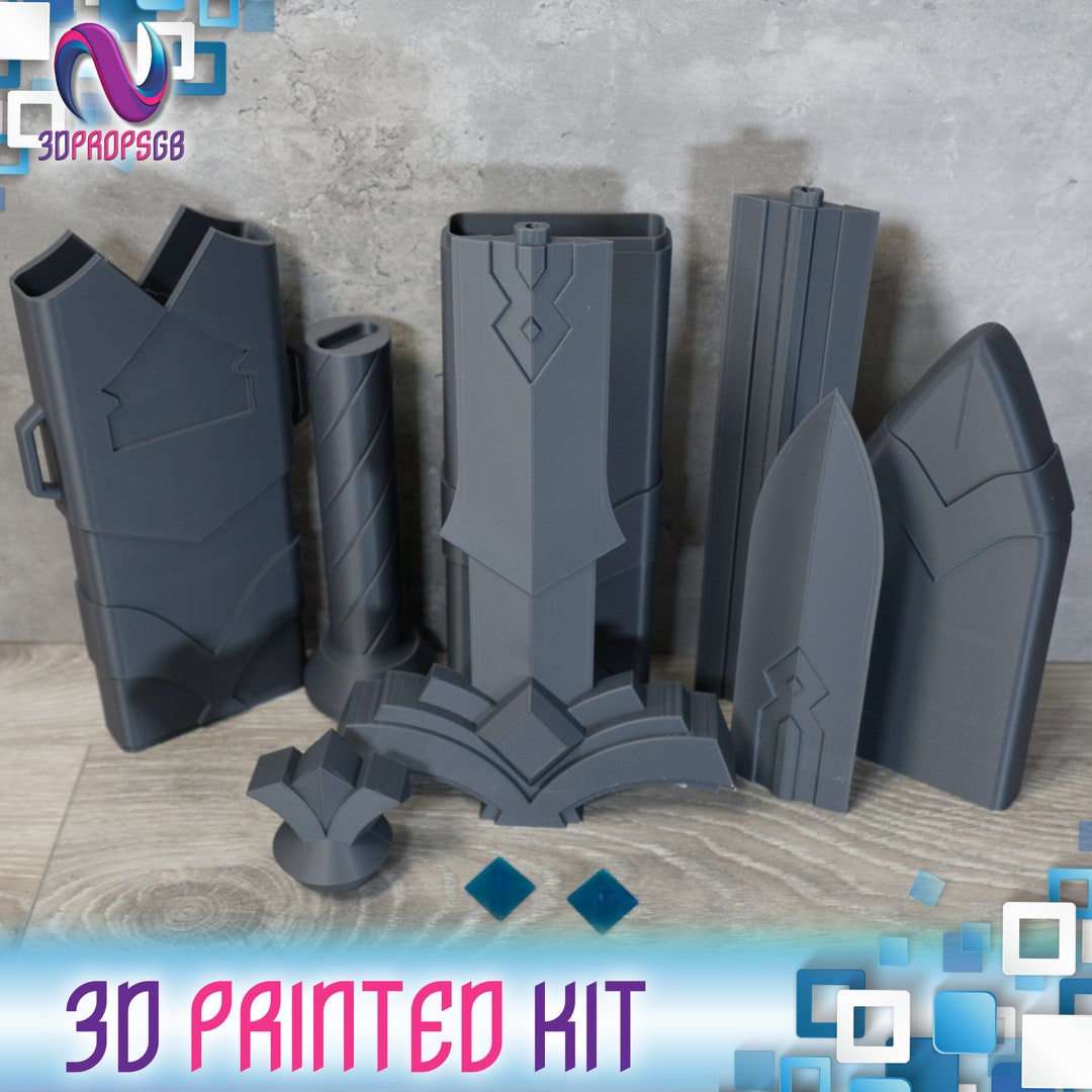 The Legend of Zelda Skyward Sword: Goddess White Sword 3D Printed Kit ...