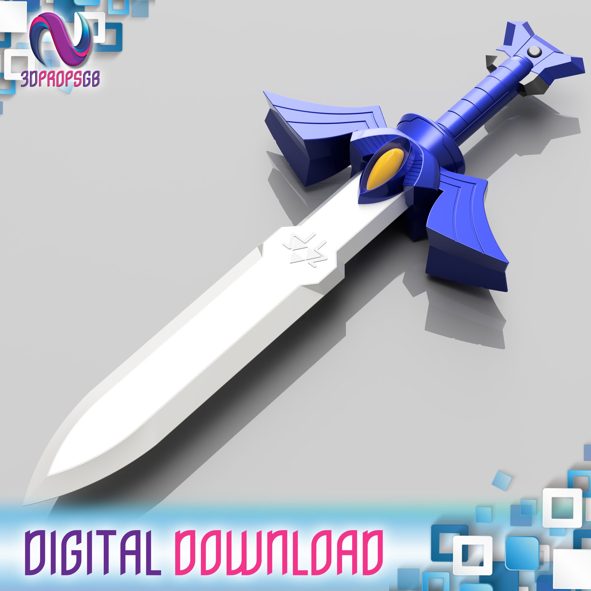 The Legend of Zelda: Wind Waker Master Sword - Digital Download - Etsy