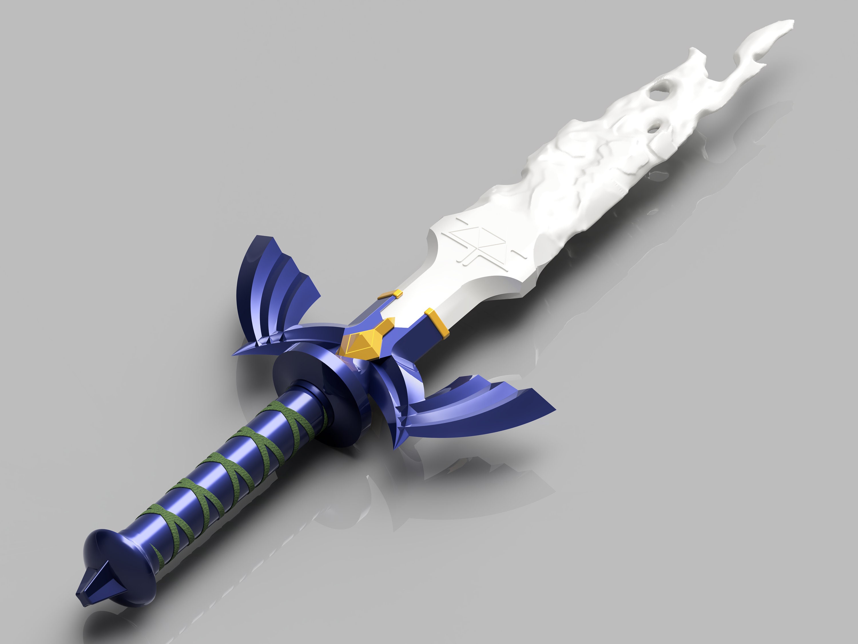 The Legend of Zelda: Corrupted Master Sword Digital Download - Etsy
