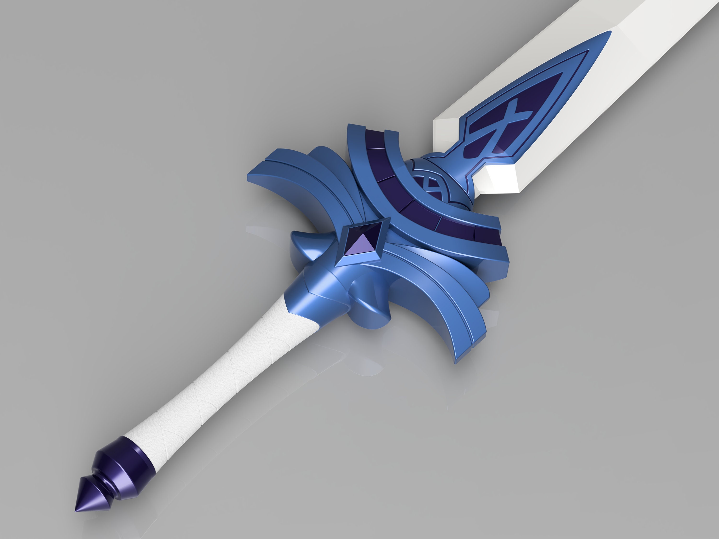 Genshin Impact: Kaeya Cool Steel Sword - 3D Printed Kit - Etsy