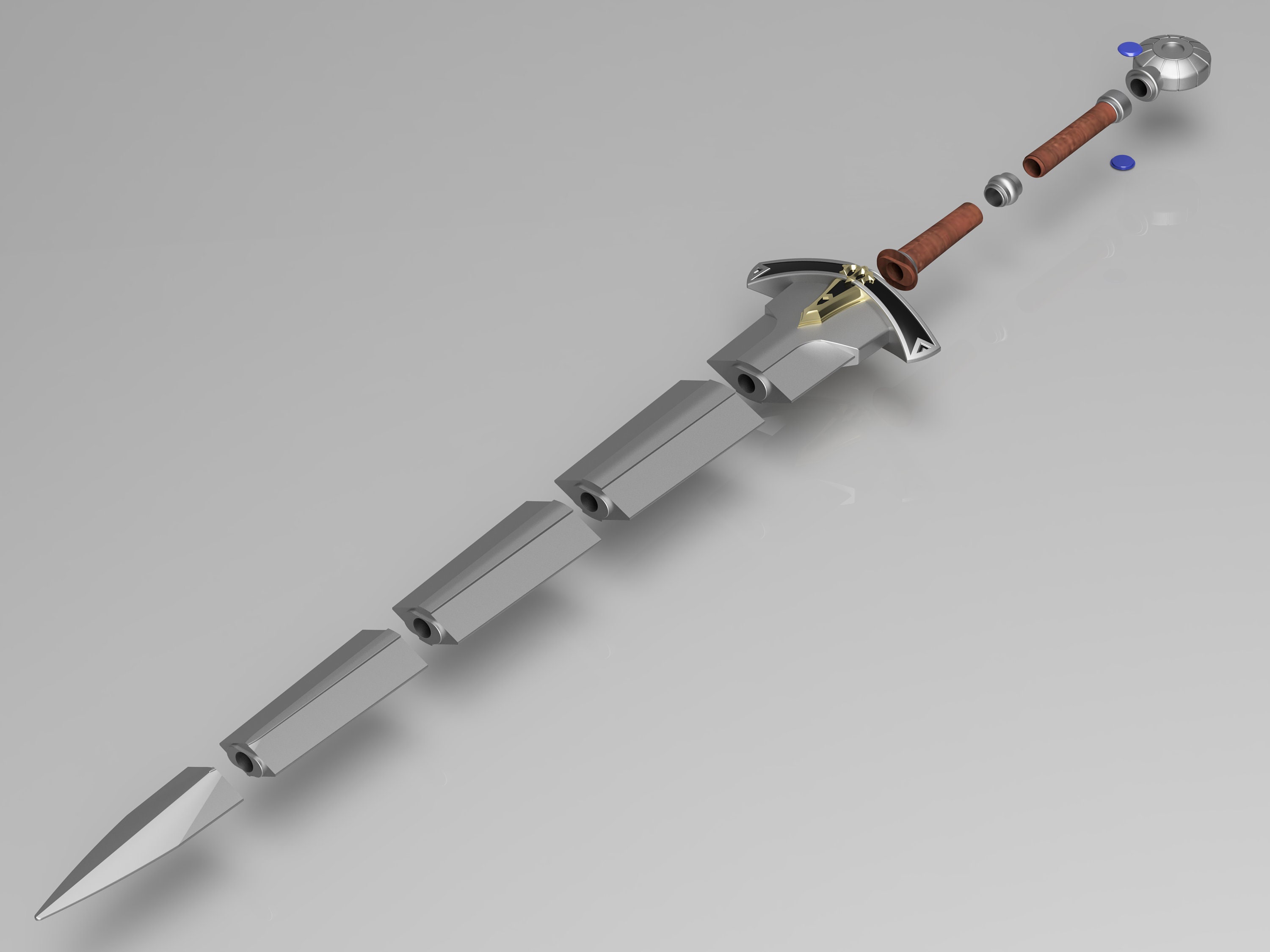 Final Fantasy XIV: Longstop Greatsword 3D Printed Kit - Etsy