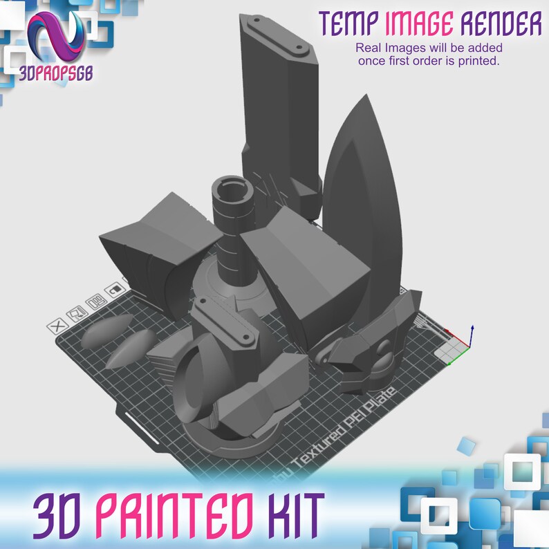 The Legend of Zelda: Wind Waker Master Sword 3D Printed Kit - Etsy