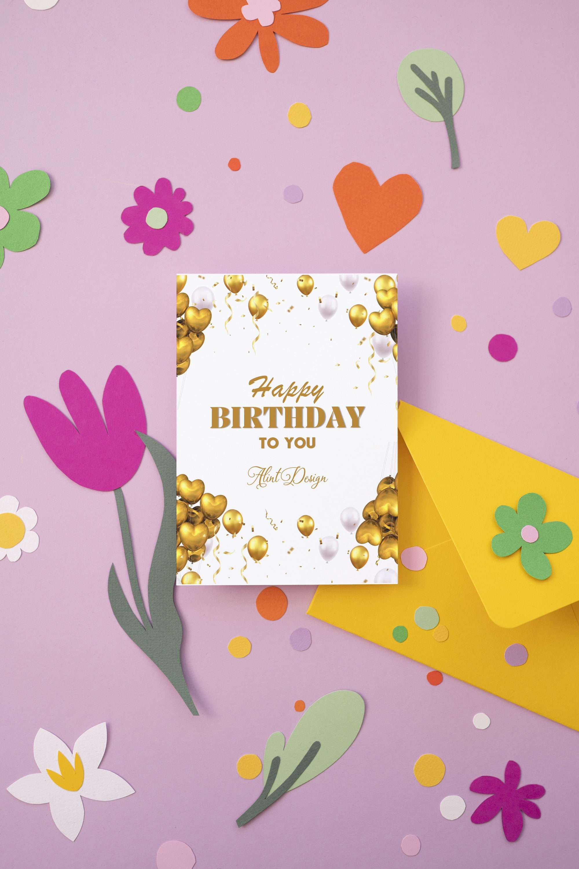 Digital Birthday Card Happy Birthday Printable Card - Etsy