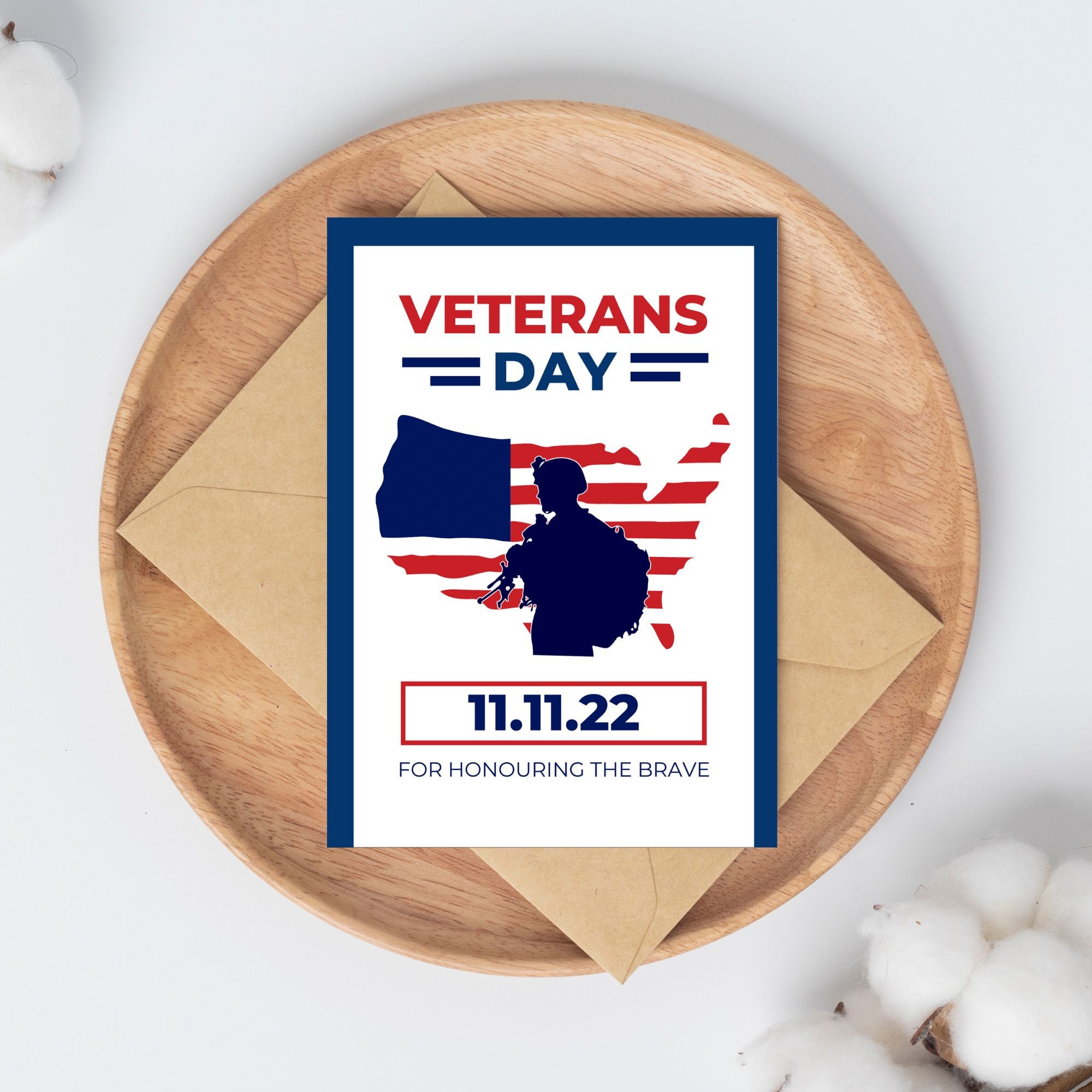Veteran Printable Card, Printable Card for Veteran - Etsy