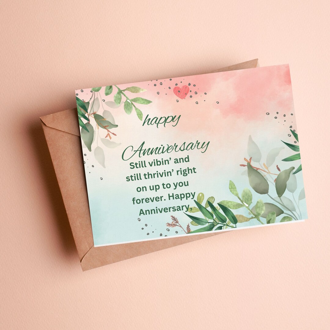 Happy Anniversary Card Congratulations Card, Personalised,proud of You ...