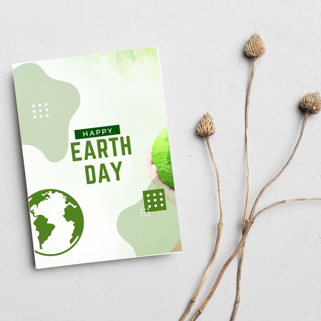 International Earth Day Printable Card, Nature Day Card, Earth Day - Etsy