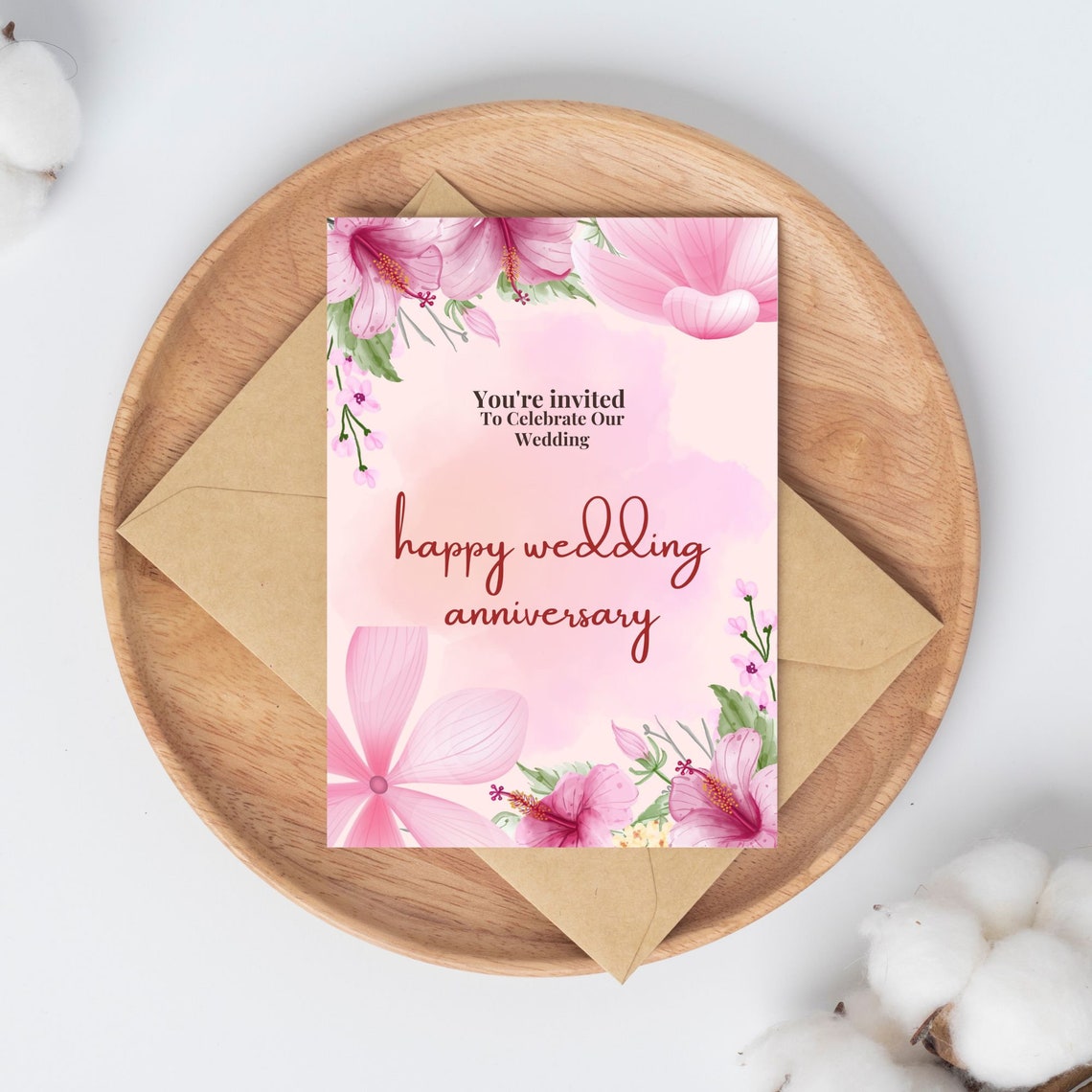 Happy Anniversary Card Printable Card for Wedding Anniversary - Etsy