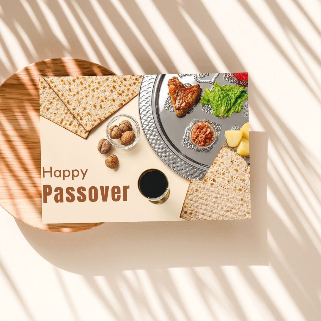 Passover Card | Jewish Card | Happy Passover | Jewish Celebration ...