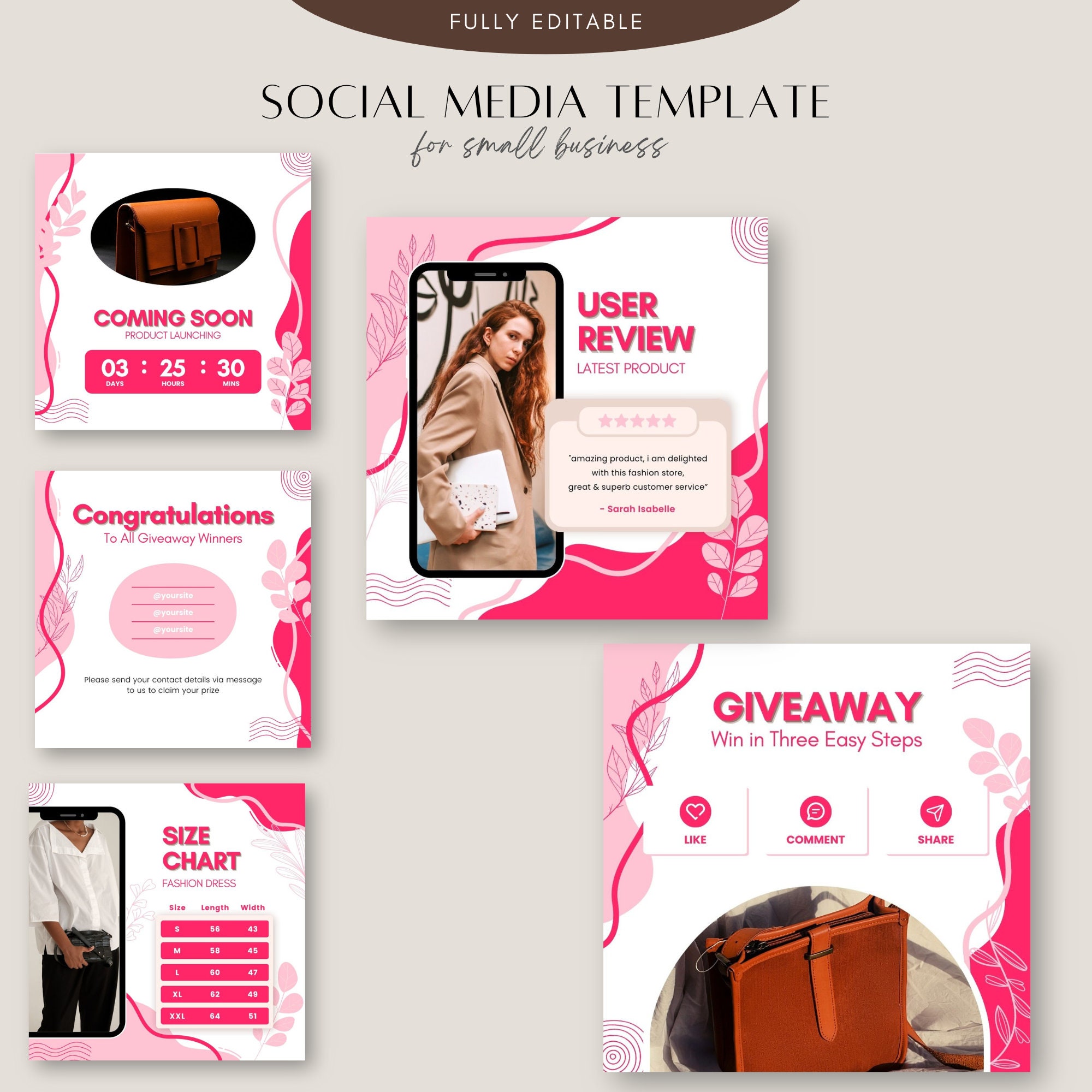 Editable Product Launch Template, Professional Instagram Post Templates ...