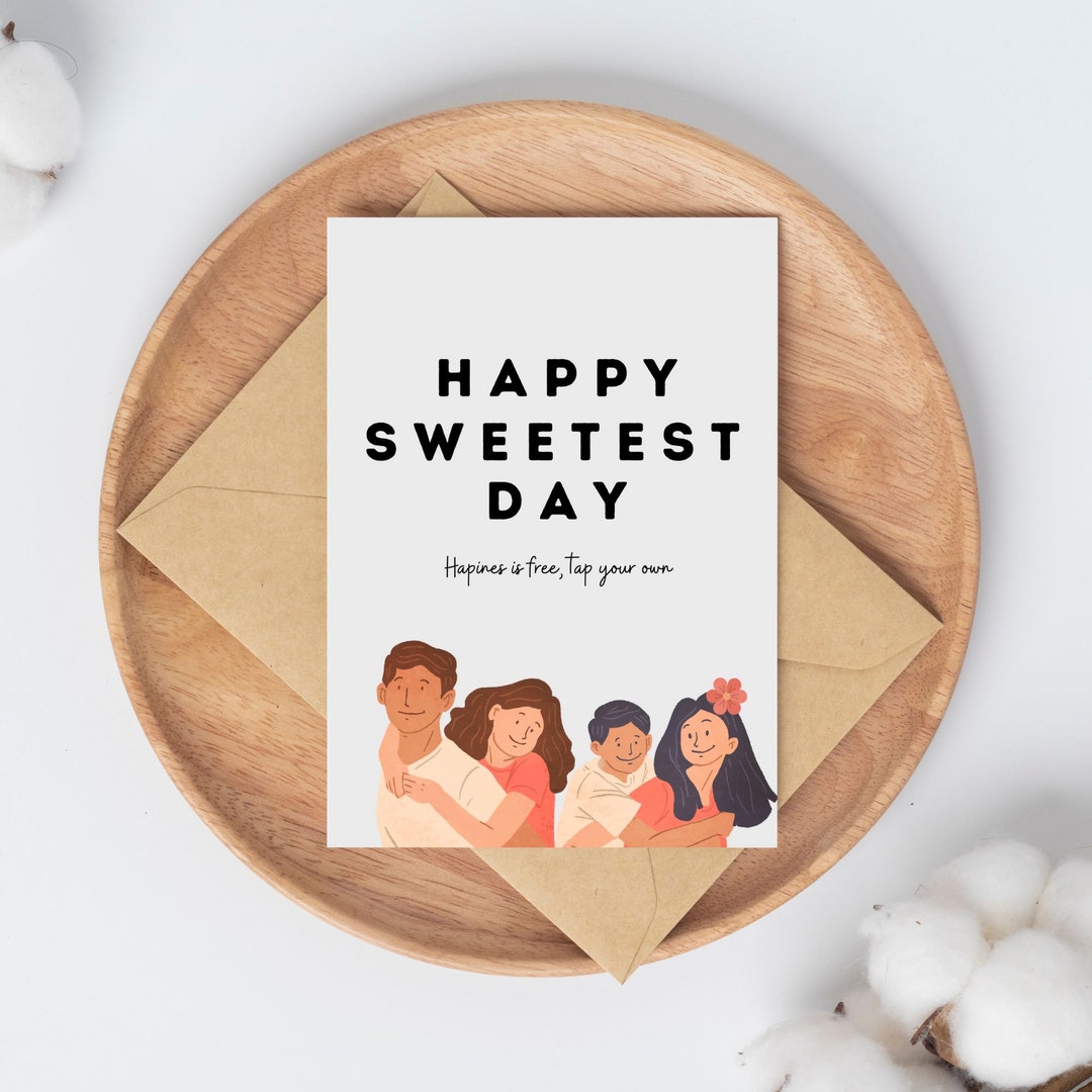Happy Sweetest Day, Printable Card - Etsy