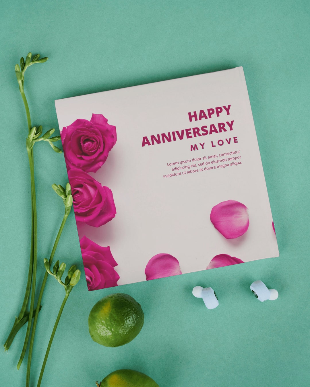 Printable Anniversary Card for Couple, Digital Happy Anniversary Card ...