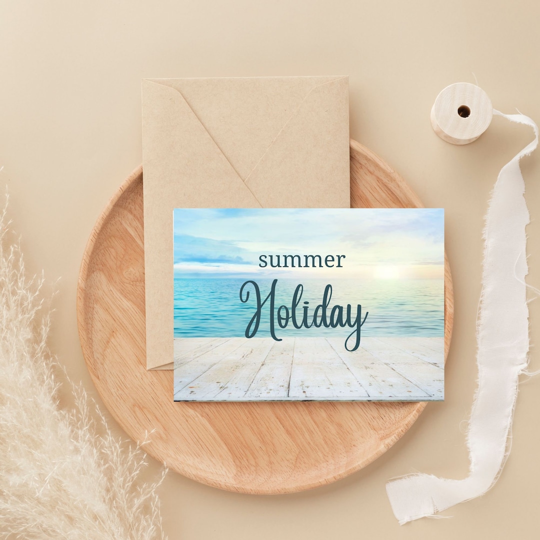Happy Summer Greeting Card, Printable Happy Summer Greeting Card ...