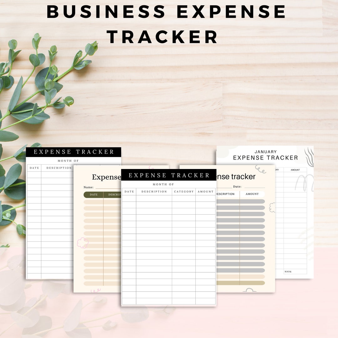 EXPENSE TRACKER PRINTABLE, Spending Printable, Spending Log,transaction ...