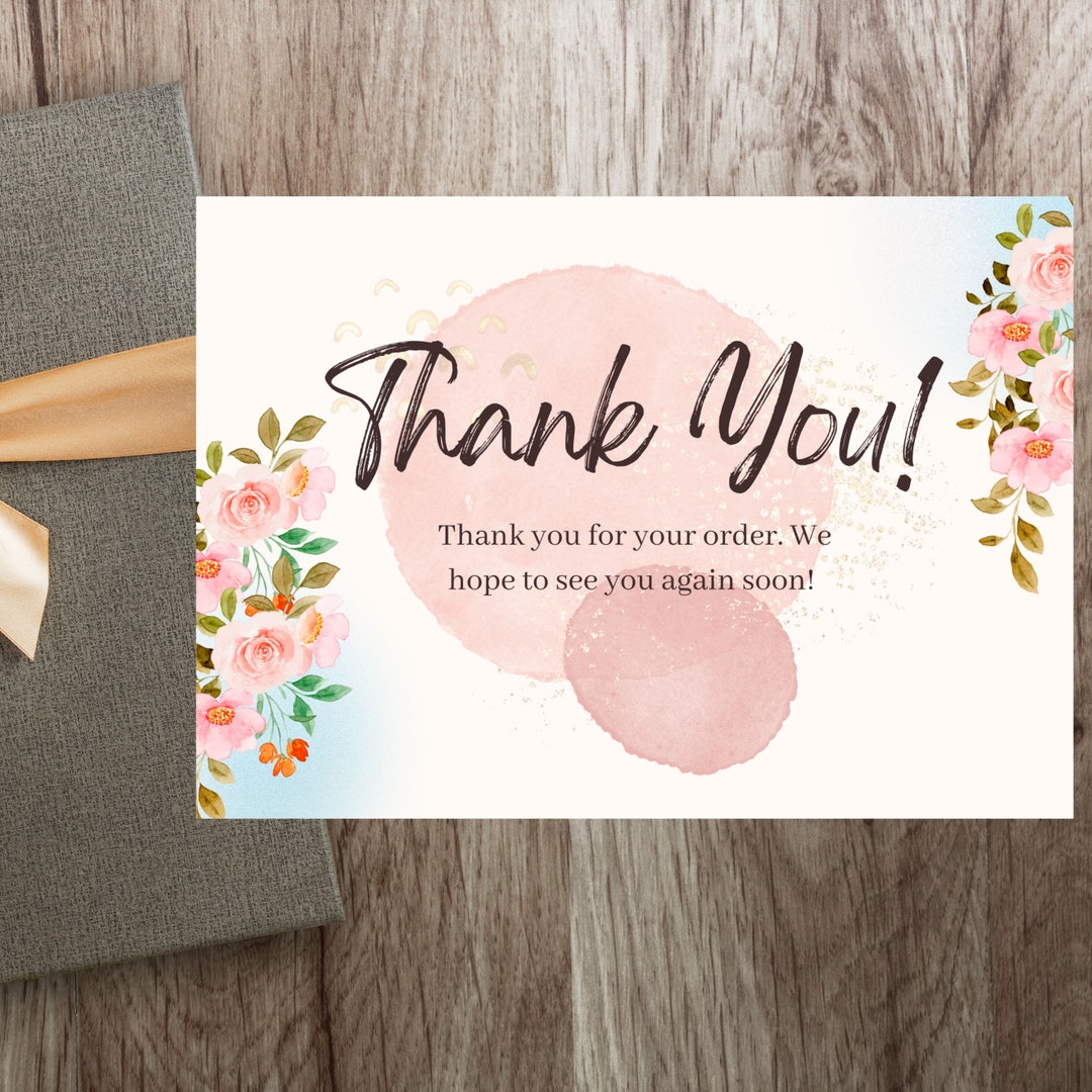 Tarjetas de agradecimiento imprimibles gracias imprimibles - Etsy México