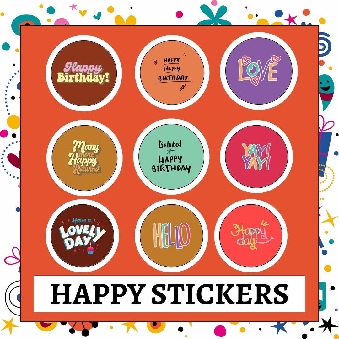Printable Stickers, SVG Bundle, PNG, Funny Sickers, Digital Stickers ...