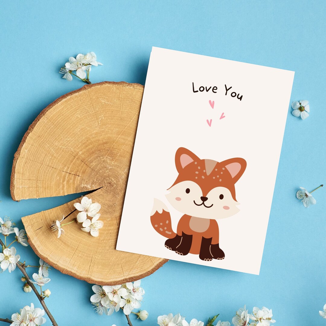 Love You Card, Printable Love Quotes Card, Unique Love Quote Card, Pdf ...