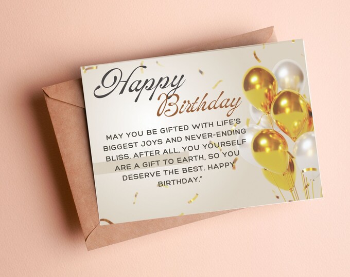 Happy Birthday Card Retro - Etsy