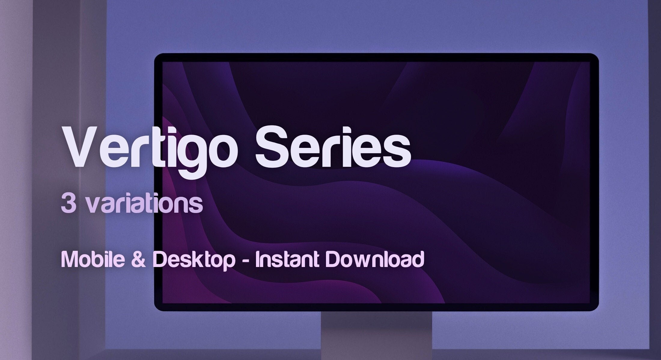 Modern Aesthetic Desktop & Mobile Digital Wallpaper - Vertigo Series ...