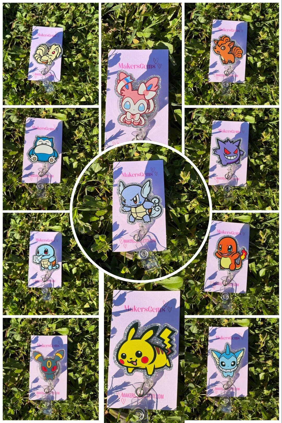 Pocket Creature Badge Reels - Etsy