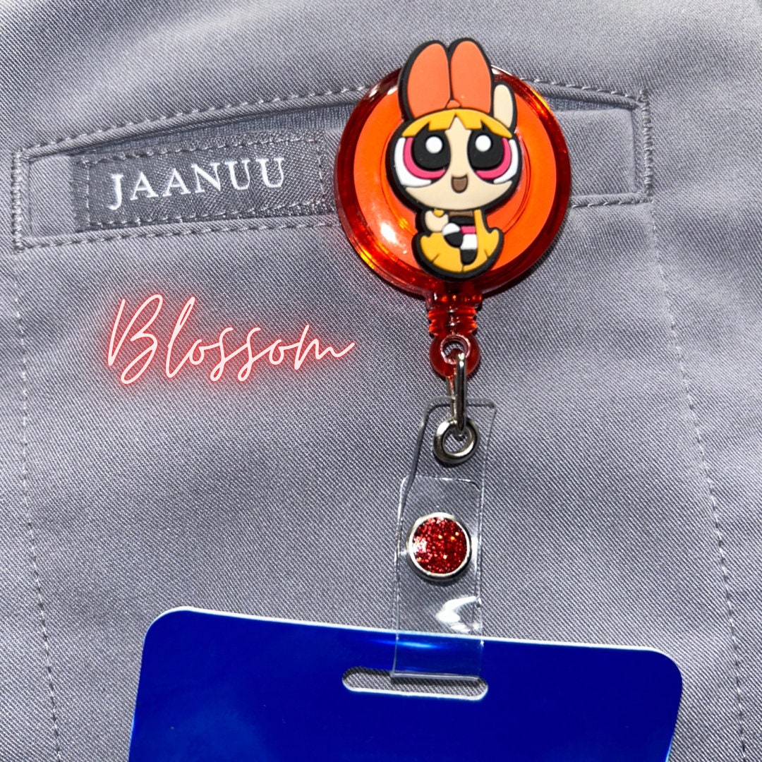 Powerpuff Girls Badge Reel - Etsy