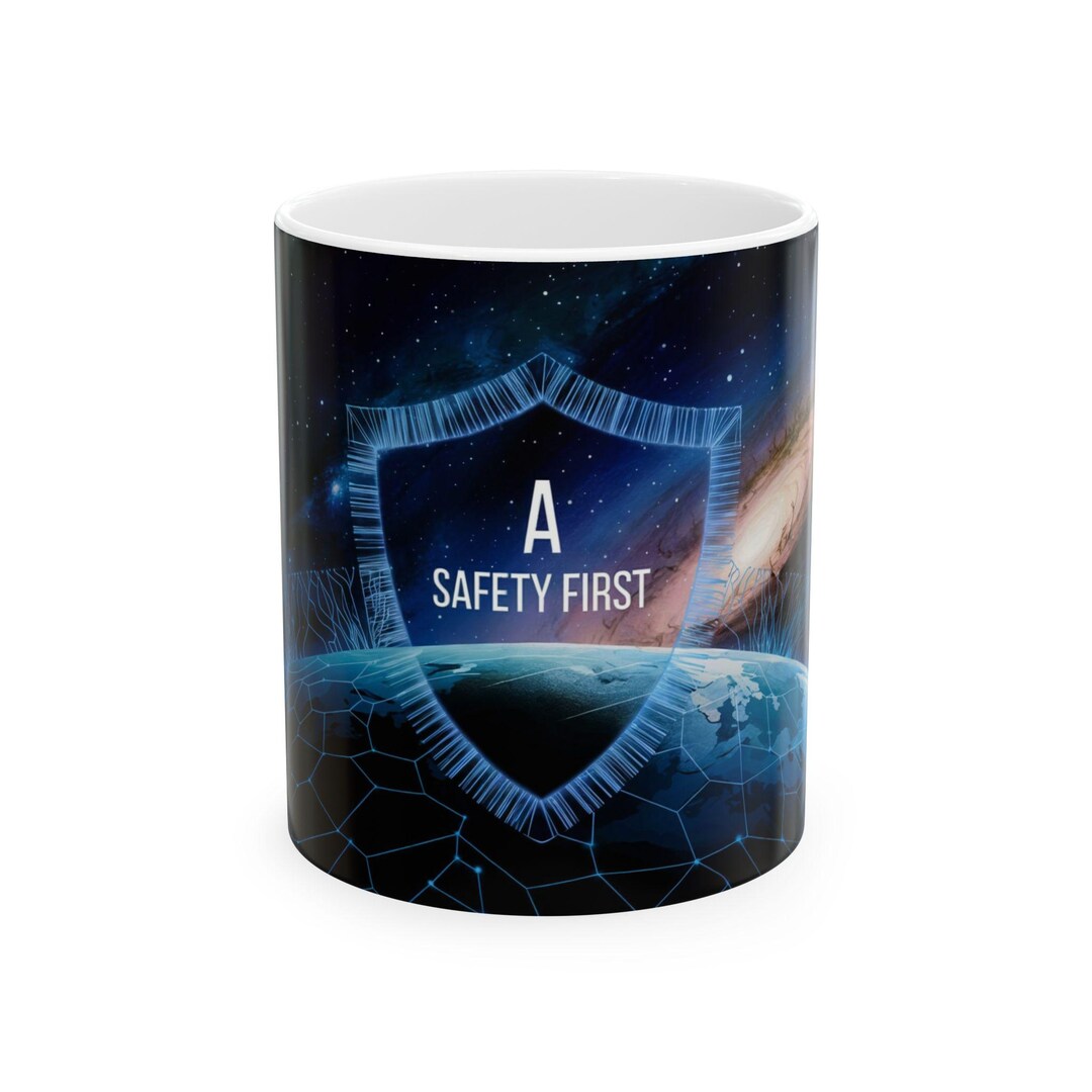 Innovative AI Safety First Ceramic Mug Tech Enthusiast Gift, Office Mug ...