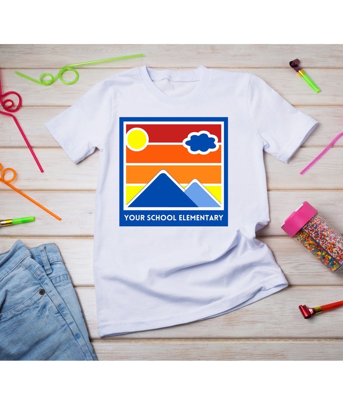 Editable School Logo Design Canva Template - Etsy