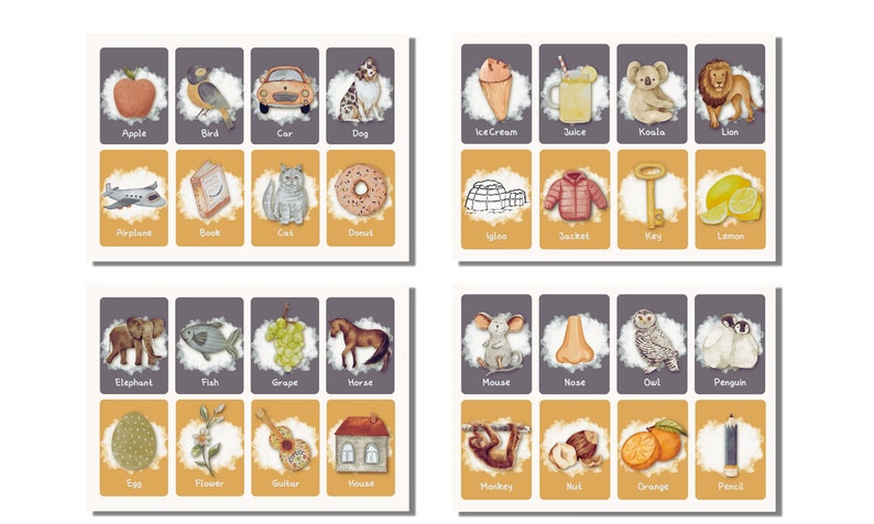 Montessori Kids Printable Activity Cards, Learning Printables for ...