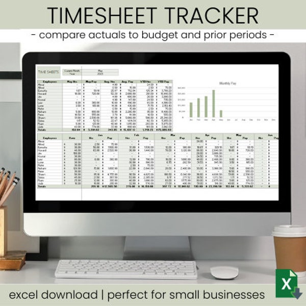 Employee Pay Tracker - Etsy