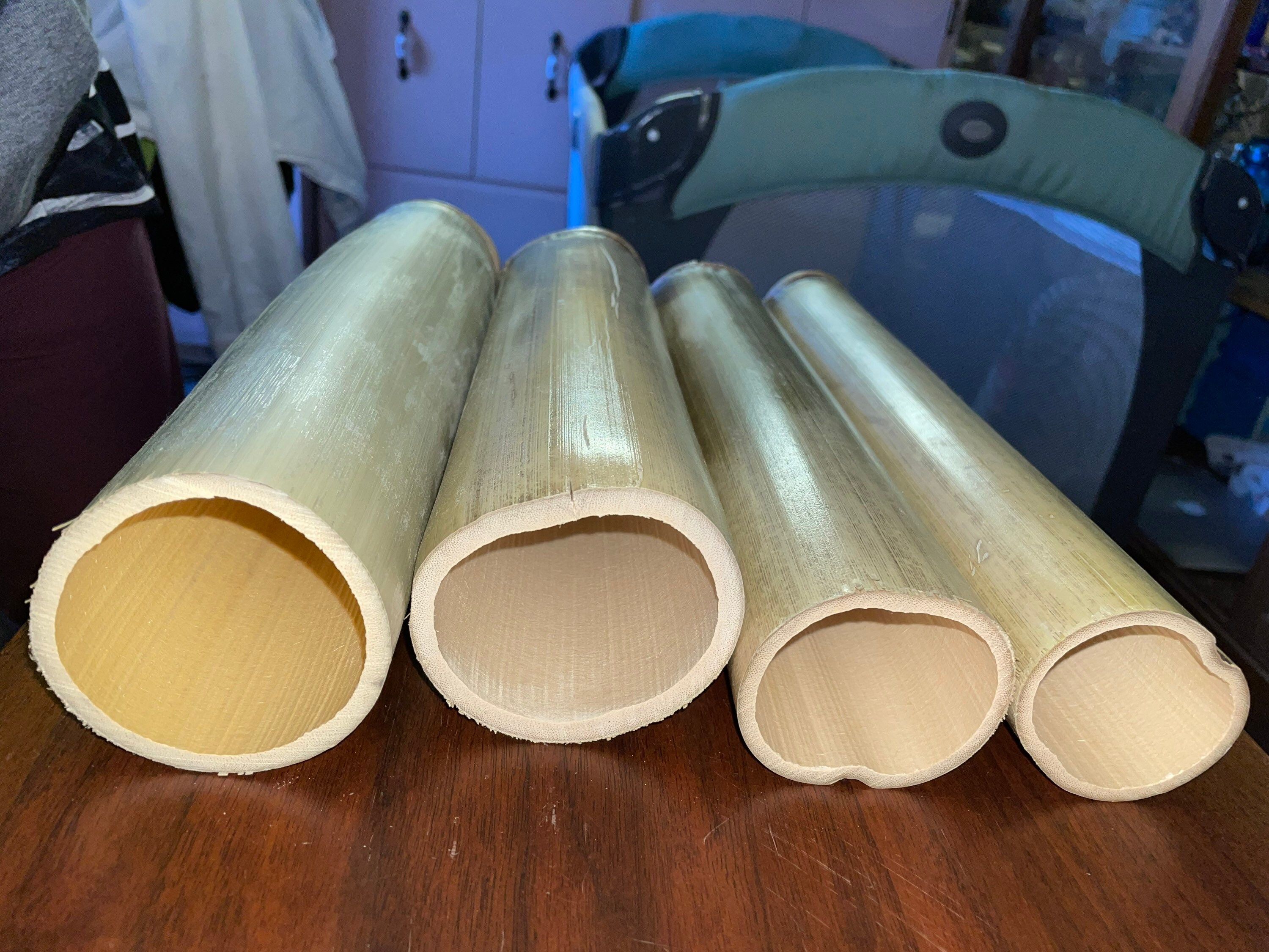 Flame Cured Bamboo Poles - Etsy
