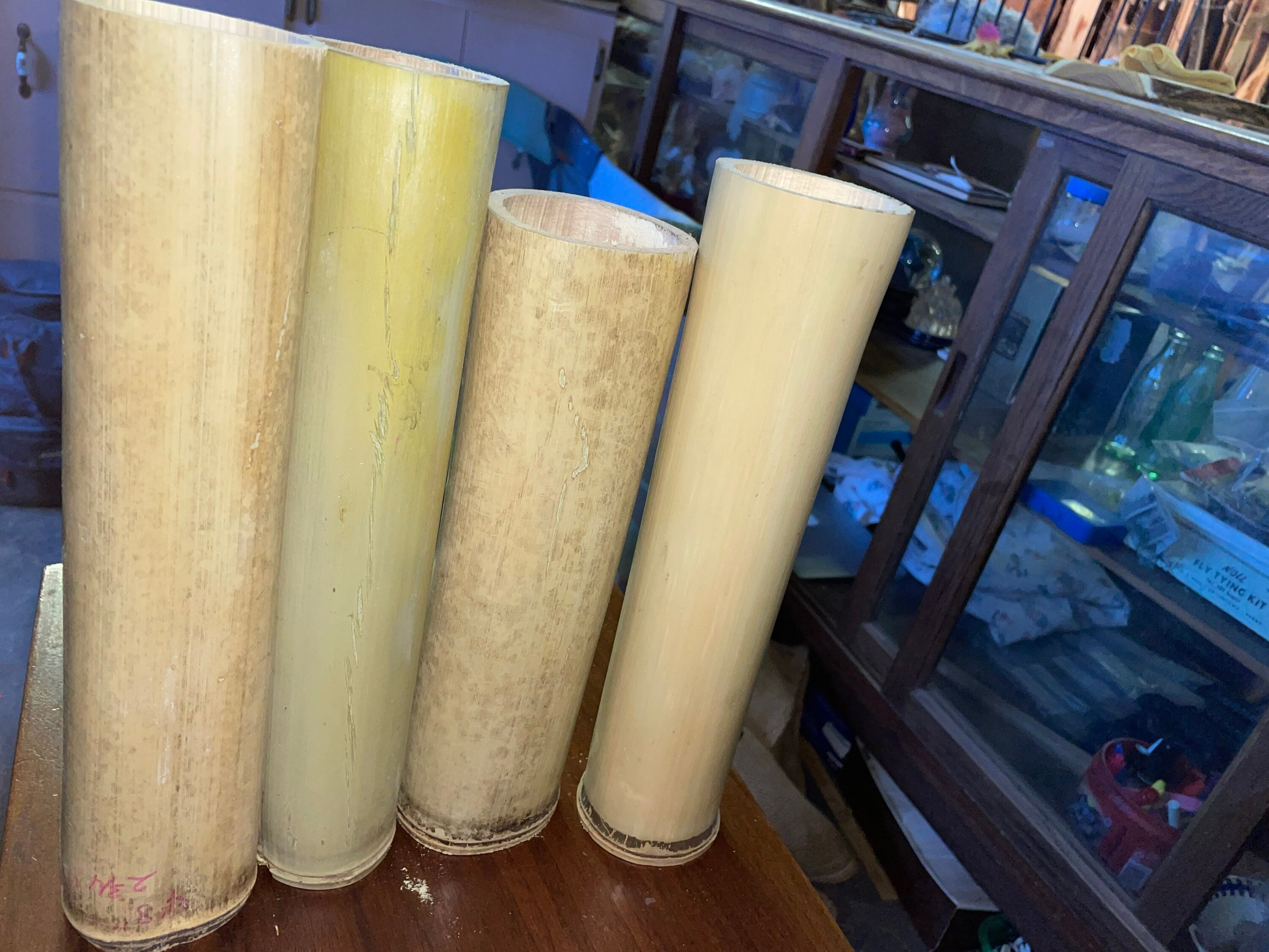 Flame Cured Bamboo Poles - Etsy